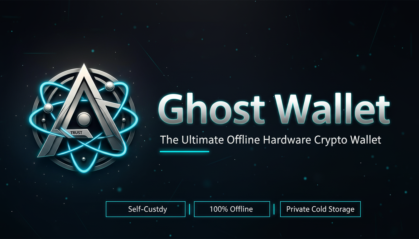 AtomicTrust Ghost Wallet | Offline Hardware Crypto Wallet - Self ...